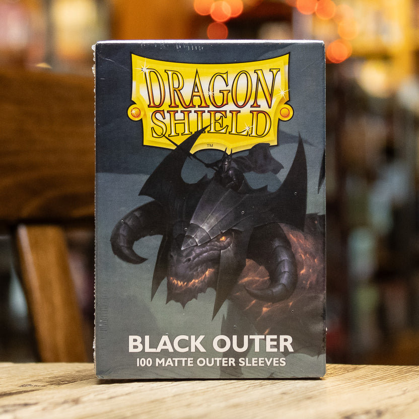 Dragon Shield 100ct Matte - Black Outer Sleeves – Mox Boarding House