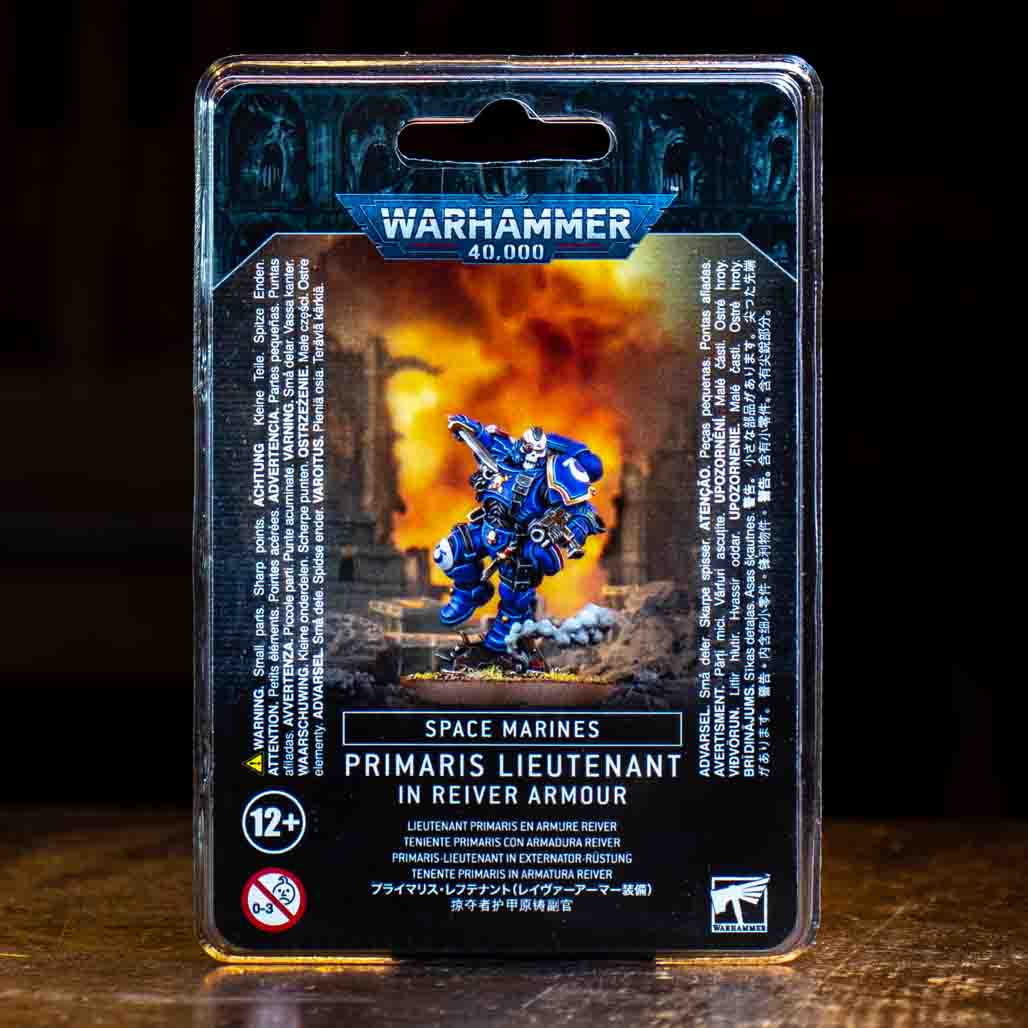 Warhammer 40K - Primaris Lieutenant in Reiver Armour – Mox Boarding House