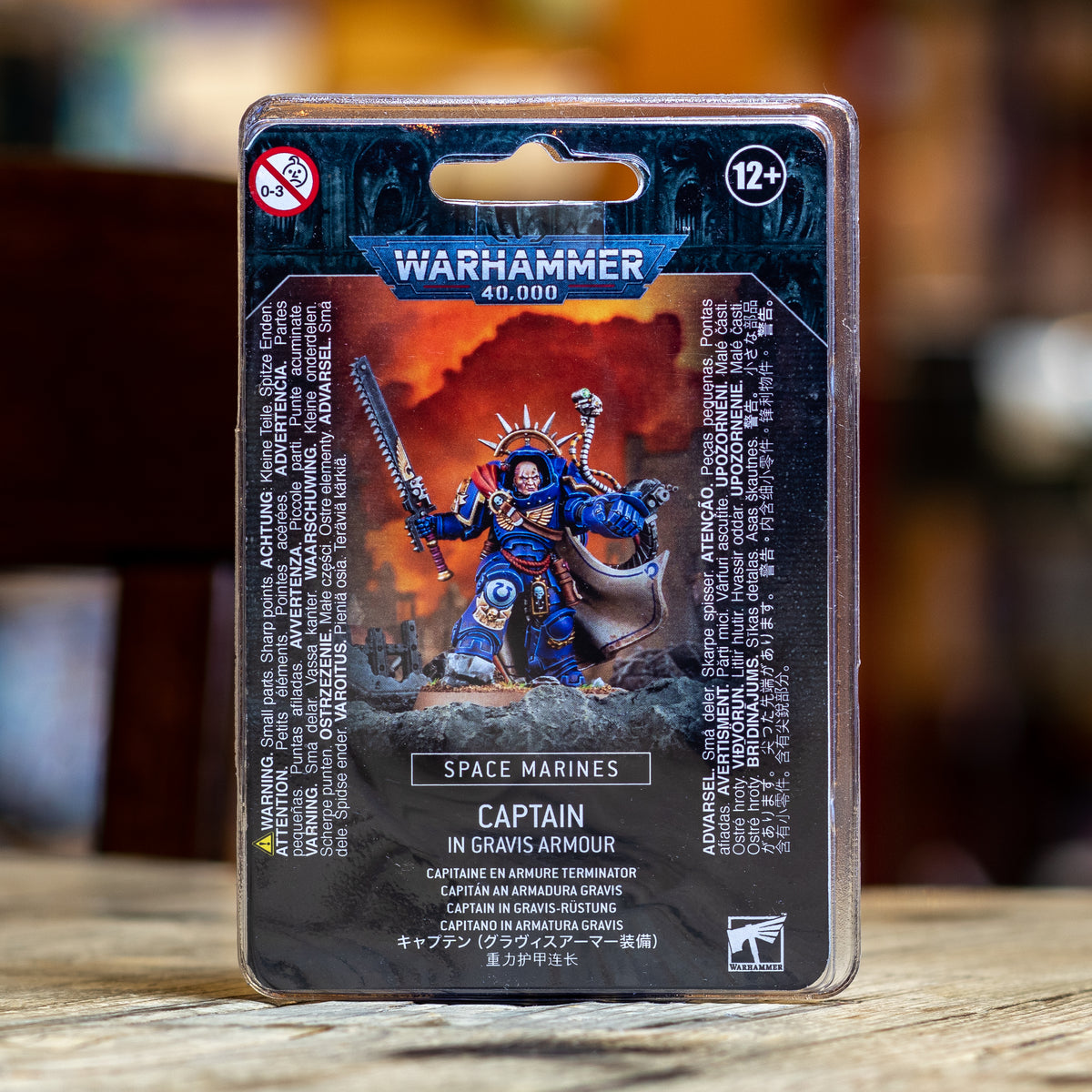 Warhammer 40K - Captain in Gravis Armour – Mox Boarding House